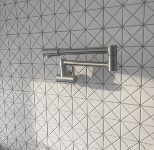 Pure White Triangle Tile - Good Surface for Kitchen Backsplash Design ...