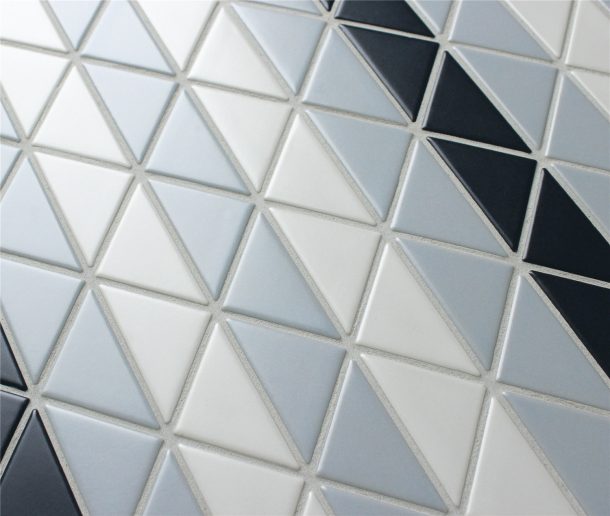 Blue Mountain Diagonal 2'' Triangle Decorative Geometric Tiles - ANT ...