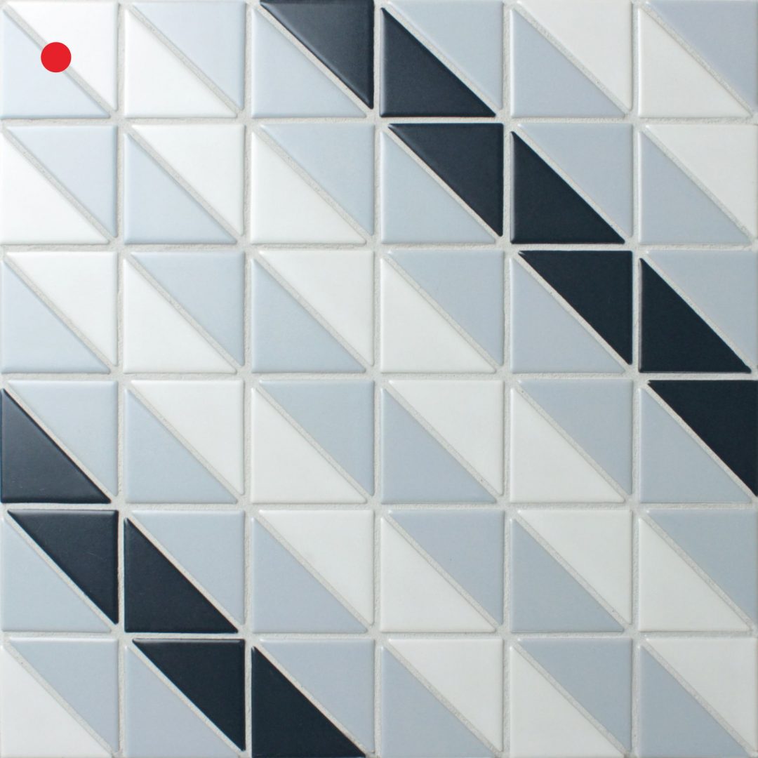 Blue Mountain Diagonal 2'' Triangle Decorative Geometric Tiles - ANT ...