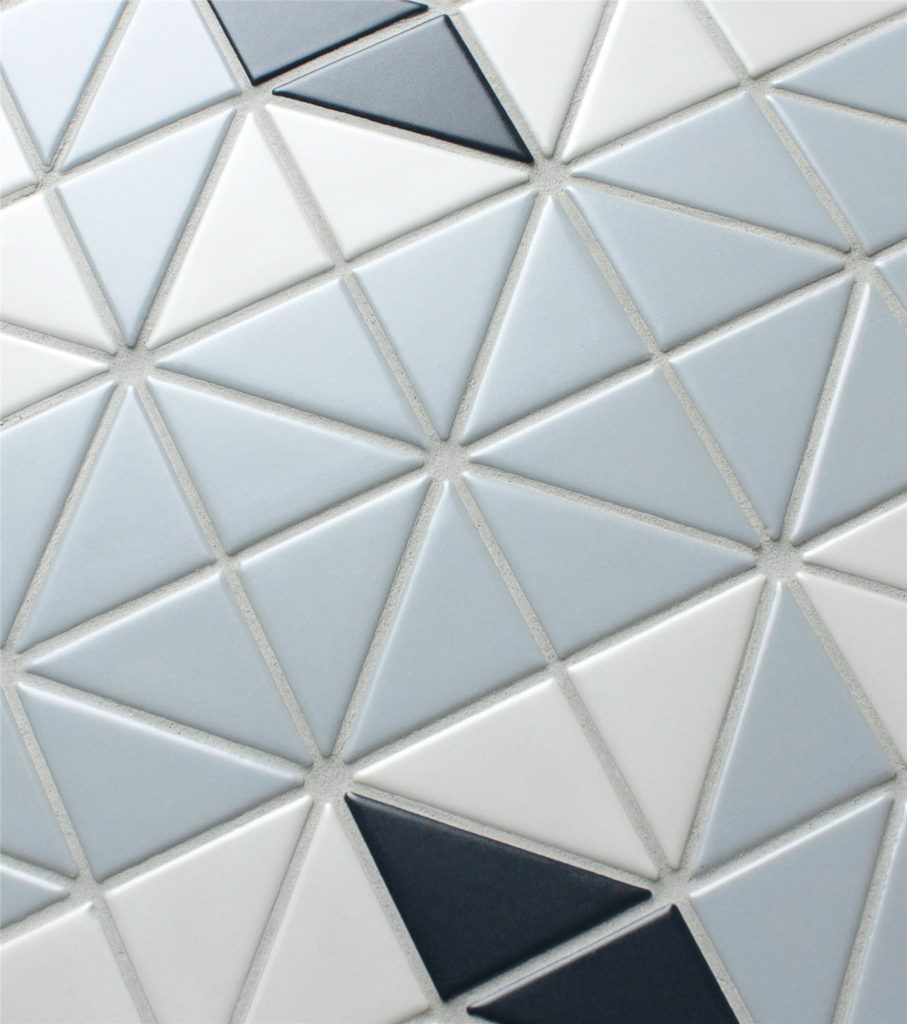 Blue Mountain Twist Blossom 2'' Triangle Geometric Tiles Pattern - ANT ...