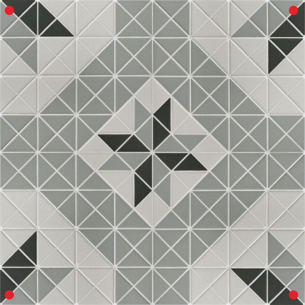 Chino Hill Twist Blossom 2'' Triangle G-Tile Wall Mosaic Art - ANT TILE ...