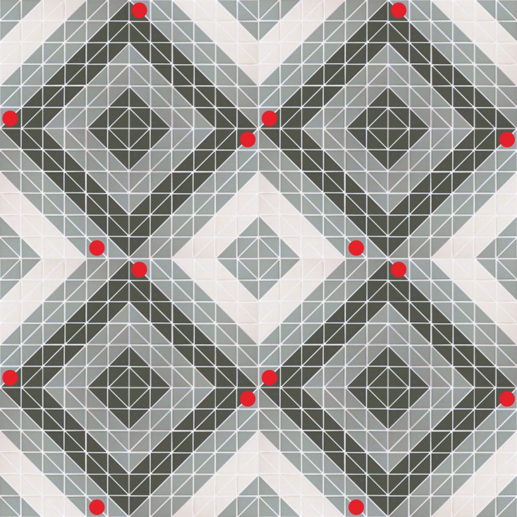 Chino Hill Twist Square 2'' Triangle Geometric Mosaic Floor Tiles - ANT ...