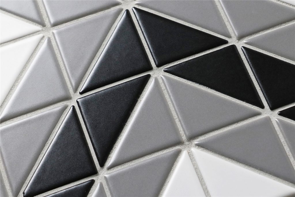 Classic Square 2'' Triangle Geometric Tiles Art - ANT TILE • Triangle ...