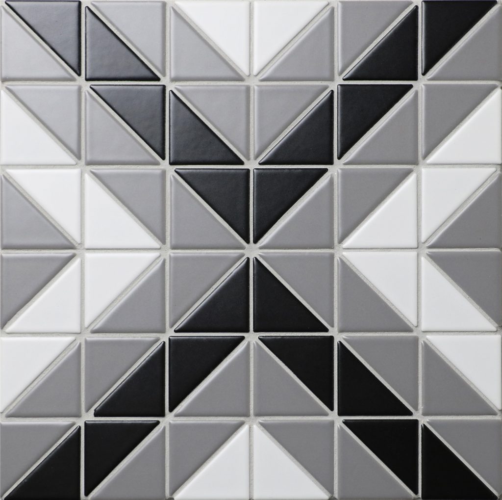 Classic Square 2'' Triangle Geometric Tiles Art - ANT TILE • Triangle ...