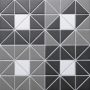 Castle Unglazed 2" Rubic Cube Pattern Geometric Kitchen Tiles Triangle ...