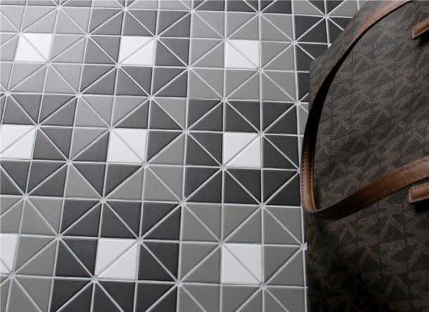 Castle Unglazed 2" Rubic Cube Pattern Geometric Kitchen Tiles Triangle ...